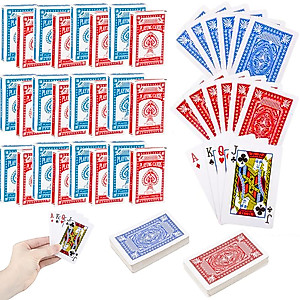 The Dreidel Company Playing Cards Deck, 2.25 Inch x 3.5 Inch (24-Pack)