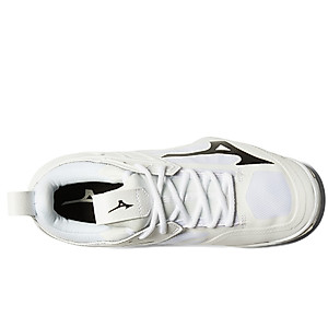 Mizuno Women's Wave Momentum 2 | Women's Indoor Volleyball Shoe | White/Black | US Women's 9