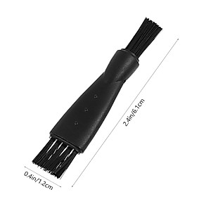 FOMIYES 5sets Double-Ended Electric Razor Cleaning Brush Replacement Shaver Brush Cleaner for Shaver Trimmer Abs Plastic Nylon Brush Mini Size for Daily Use 10pcs*5