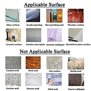 15 Pieces 6in Square Acrylic Mirror Sticker Sheet, Self Adhesive Golden Mirror Wall Decor, Removable Wall Stickers for Bathroom Living Room Bedroom Decal (Gold)