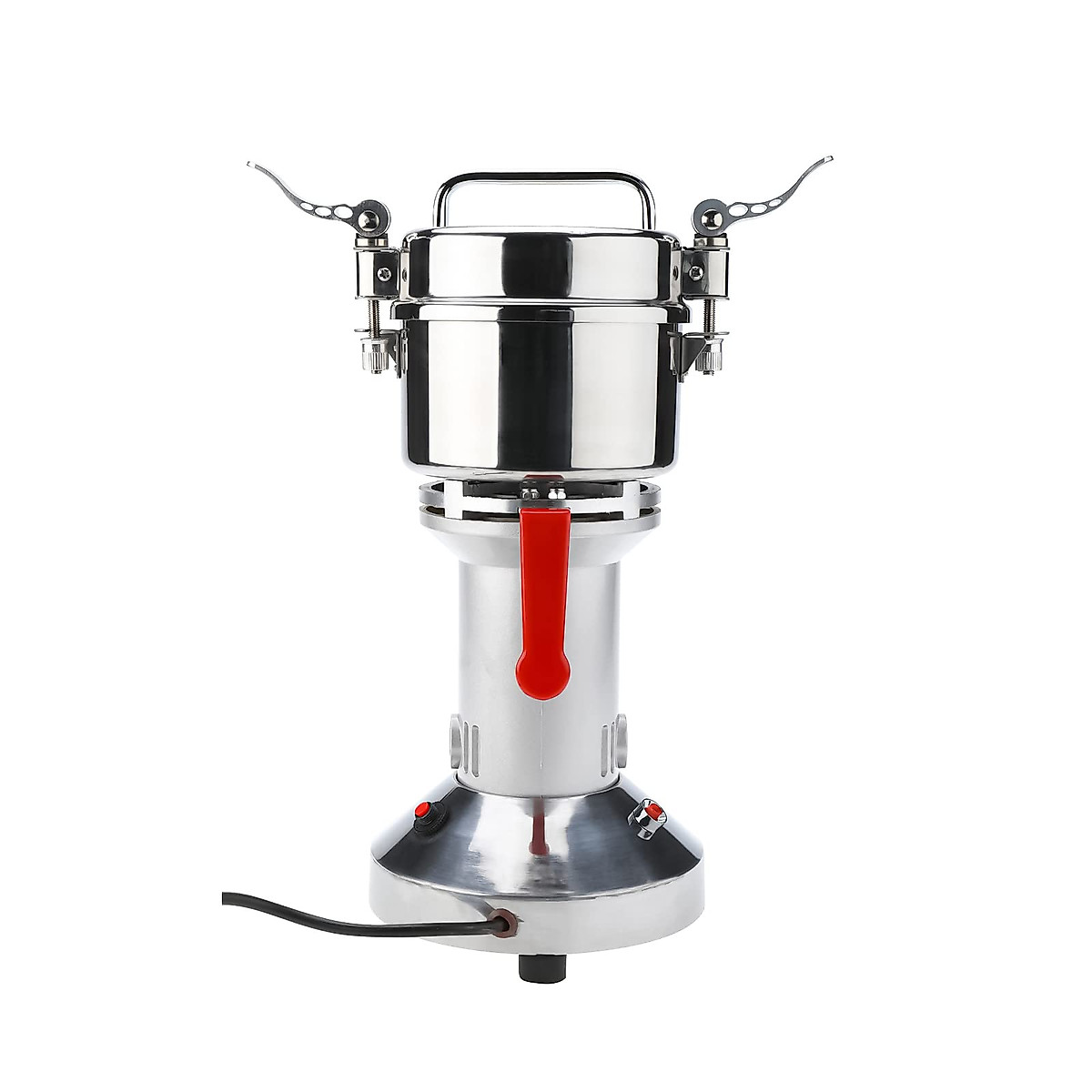 skyehomo 500g Electric Grain Mill Grinder,High-speed Spice Herb Mill, 70-300 Mesh Safety Commercial Powder Machine For Kitchen Spice Herb Pepper Coffee Corn (2500W)