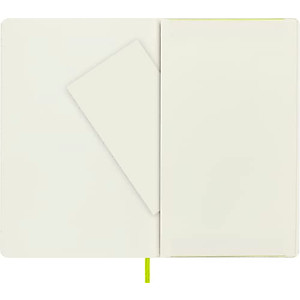 Moleskine Classic Notebook, Soft Cover, Large (5" x 8.25") Ruled/Lined, Lemon Green, 192 Pages