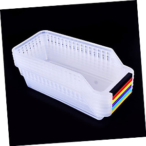 Cabilock Box Refrigerator Fruit Container Kitchen Container Fruit Organizer Refrigerator Organizer Small Refrigerator for Room Beverage Refrigerator Fridge Bins Kitchen Organizer Food Soda