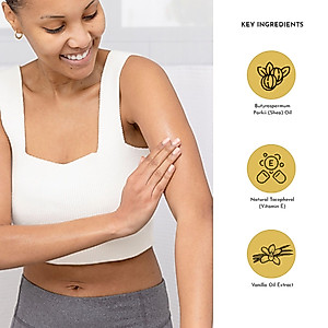 BOLDEN SHEA OIL with Vitamin E | 100% Natural | Unparalleled Moisture & Radiance for Skin & Hair | Sweet Vanilla Scented | 3.4 fl oz