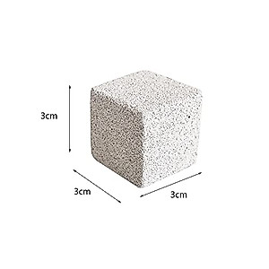 MagiDeal 10Pcs Stone Square Hamster Teeth Grinding Pet Teeth Supplies Chewing Toy, Rodent Stone Pet Chew Toy for Chinchillas, Gerbil, Rat, Pets, 3cm