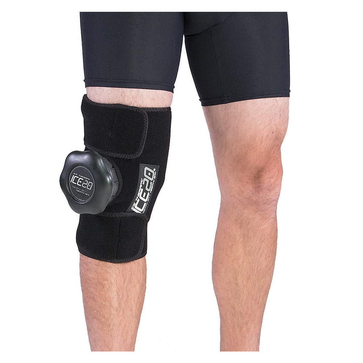 ICE20 Athlete‚ Single Ice Pack for Knee - Reusable Ice Packs for Injuries, Targeted Treatment for Quick Recovery - Knee Ice Pack Wrap, Ice Knee Wrap with Cold Compression