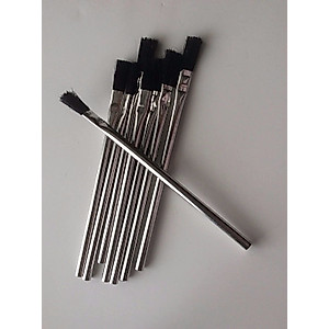 Pro Grade - Acid Brushes - 72 Count 3/8" Boar Hair Acid Flux Brushes