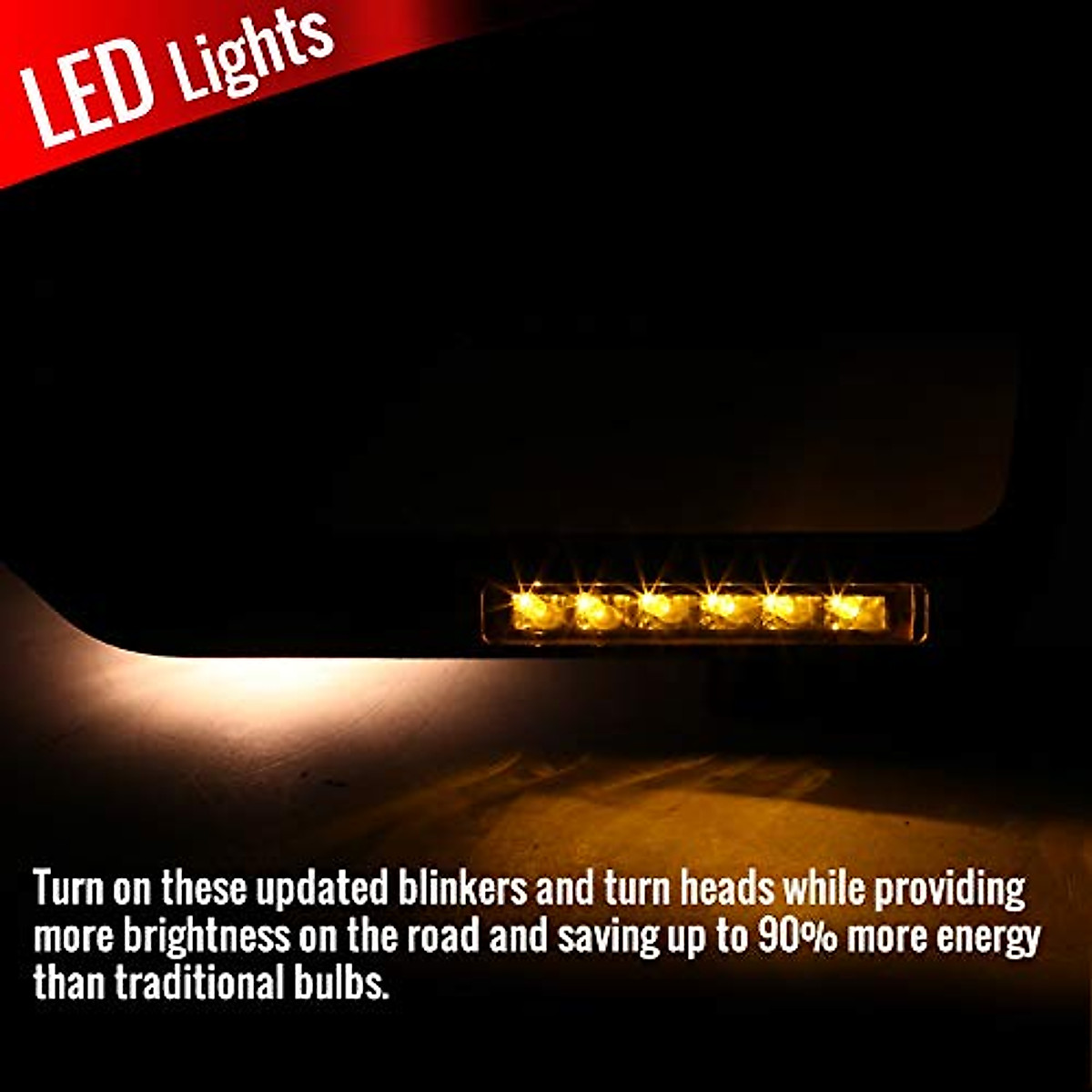 Carpartsinnovate For Ford 07-14 F150 Power Heat Chrome Passenger Side Mirror Right+LED Signal+Puddle