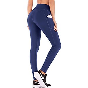 IUGA Yoga Pants Women High Waisted Leggings with Pockets for Women Tummy Control Compression Workout Leggings for Women