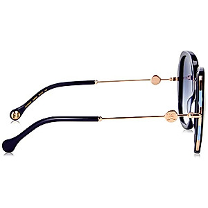 Carolina Herrera Violet Shaded Rectangular Ladies Sunglasses CH 0019/S 0PJP/DG 54