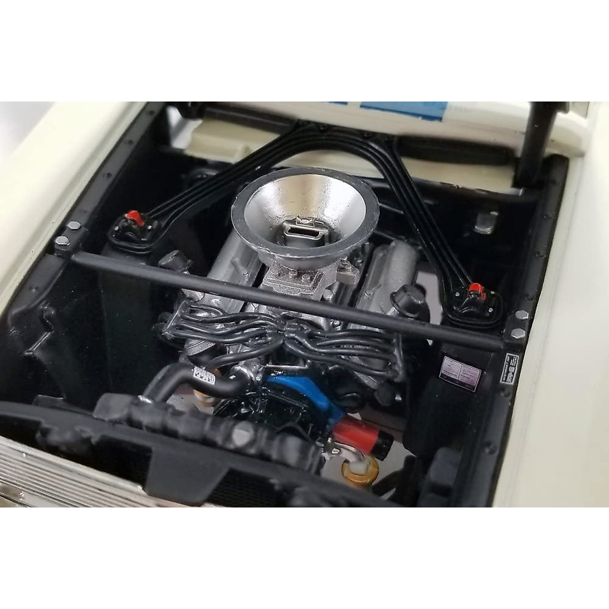 1965 Shelby G.T. 350R #7, White - Acme A1801814-1/18 Scale Diecast Model Car