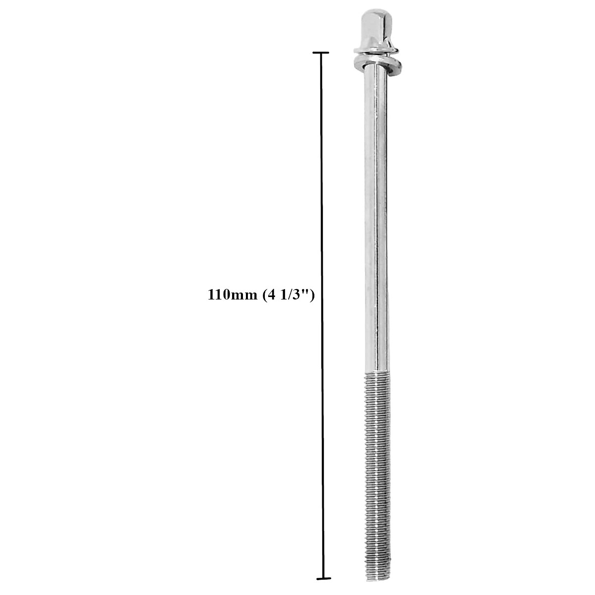 ROSS Percussion 7/32 * 110mm Tension Rods for Bass Drum - 8 Pack