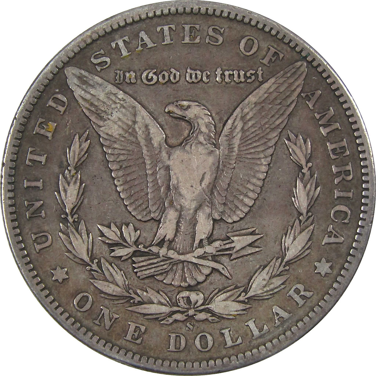 1895 S Morgan Dollar VF Very Fine 90% Silver $1 US Coin SKU:I3876
