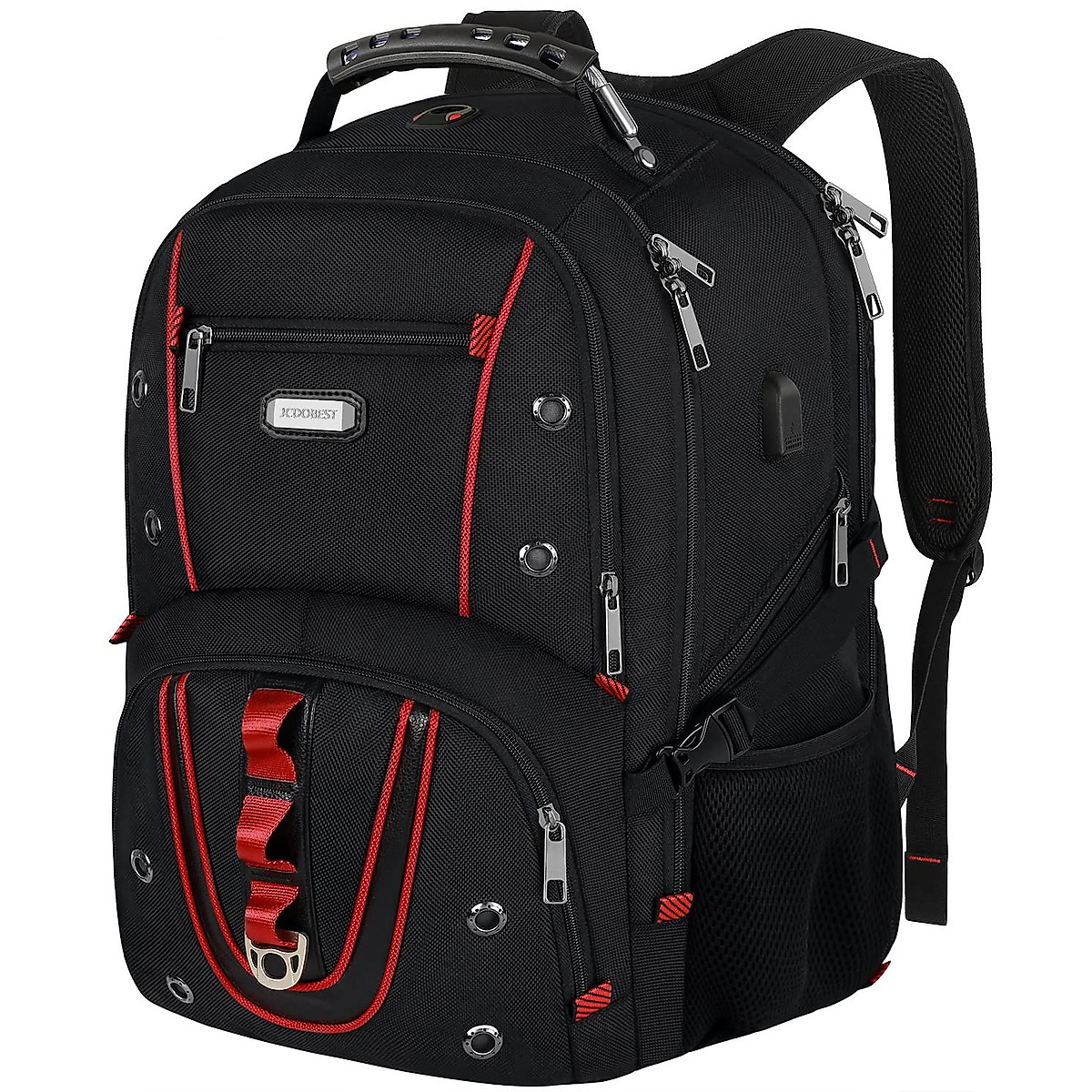 Travel Laptop Backpack,17.3''Extra Large Capacity College School Bookbags with USB Charging Port,TSA Friendly Business RFID Anti Theft Pocket,Durable Heavy Duty Big Computer bag Backpack for Men Women