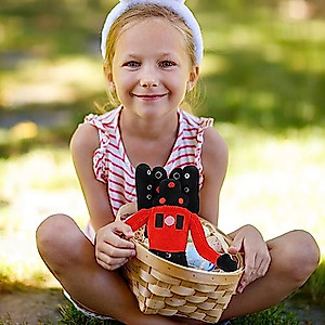 YODOOLTLY SKIBIDI Toilet Toilet Speakerman Bosses Audio Plush Toys Cameraman Doll Horror Game Fun and Whimsical Trio Cameraman Soft Plush (Red)