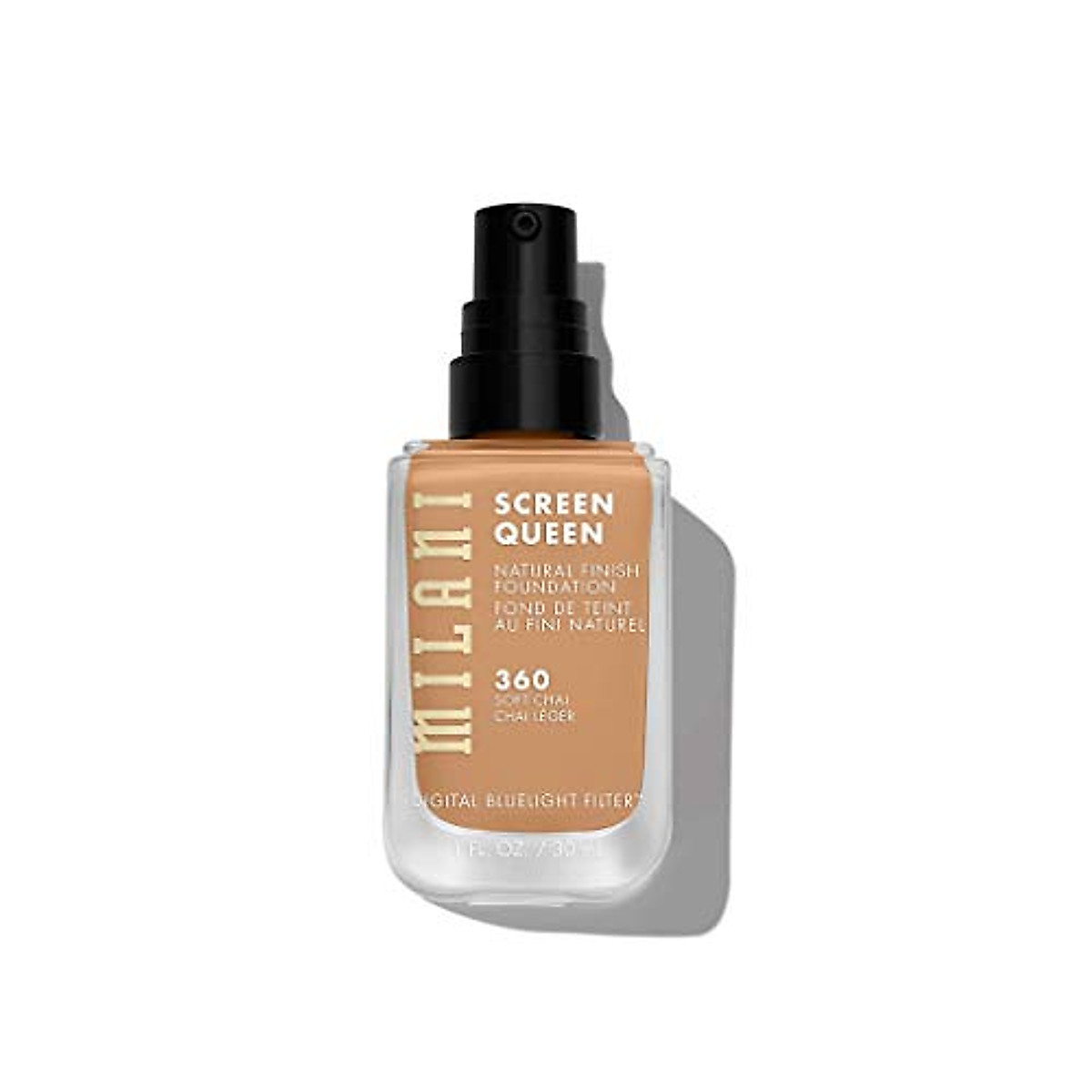 Milani Screen Queen Liquid Foundation Makeup - Cruelty Free Foundation With Digital Bluelight Filter Technology (Soft Chai)