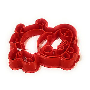 T3D Cookie Cutters Peppa George Cookie Cutter, Suitable for Cakes Biscuit and Fondant Cookie Mold for Homemade Treats