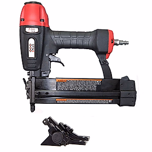 3PLUS HFS509040SP 4-in-1 Pneumatic 18 Gauge Flooring Stapler/Nailer