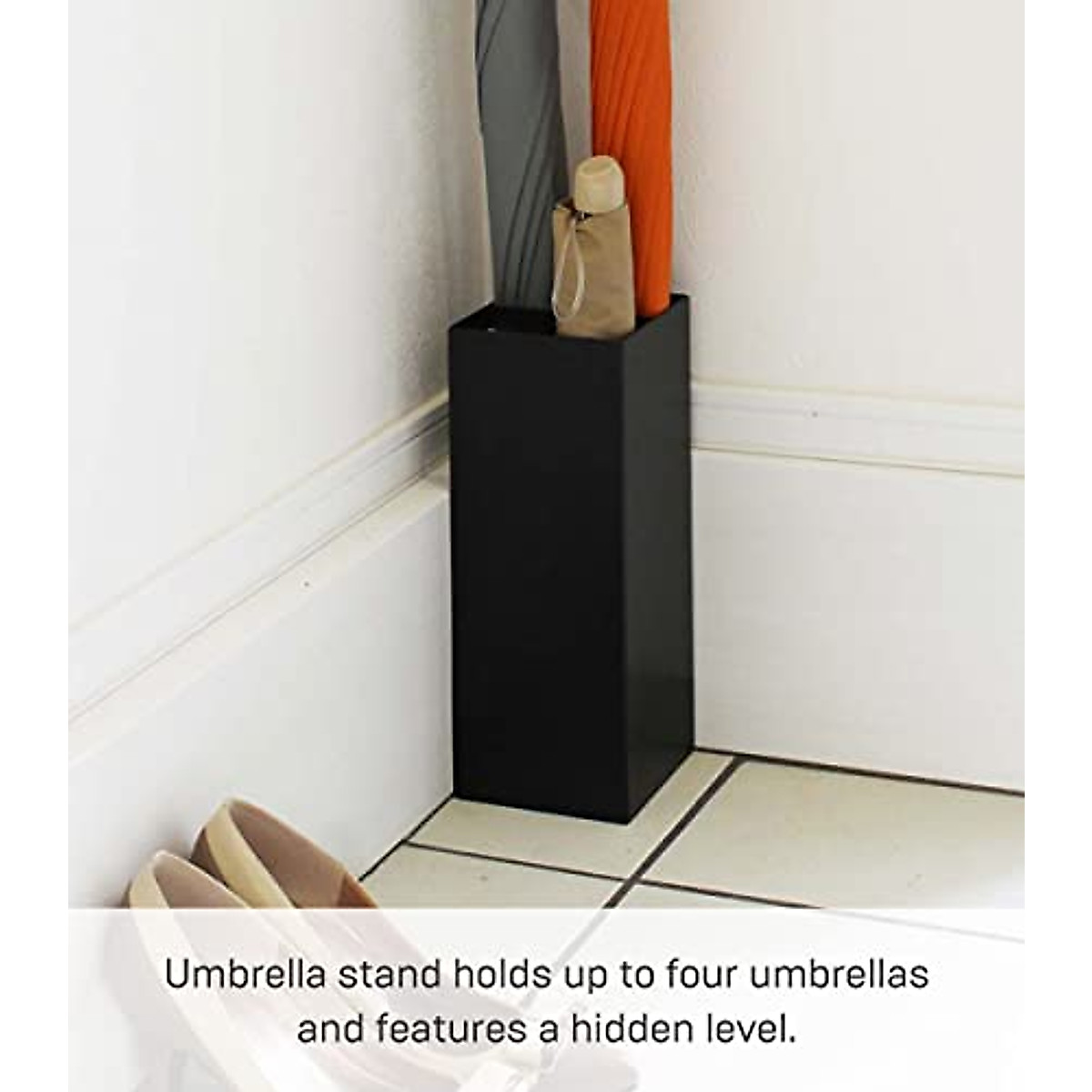 Smart Umbrella Stand Black