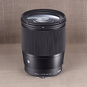 Sigma 16mm f/1.4 DC DN Contemporary Lens for Sony with 64GB Extreme PRO SD Card and Accessory Bundle