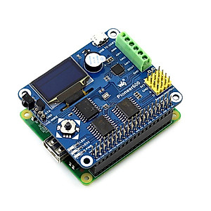 Pioneer600 Expansion Board for Raspberry Pi 1 2 3 4 with USB to UART I/O OLED Display RTC AD/DA GPIO IR Sensor DS18B20 Components