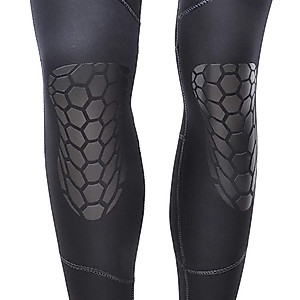 Wetsuits Men's Ultra Stretch 7Mm Neoprene Full Suits Long Sleeve, Winter Warm Front Zip Full Body Diving Suit for Snorkeling Scuba Diving Swimming,XL