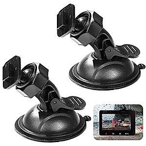 Dash Cam Suction Cup Mount, Camera Holder Window Bracket, Universal Dash Camera View Mirror Mount Driving Video Recorder Holder, 2 Pcs