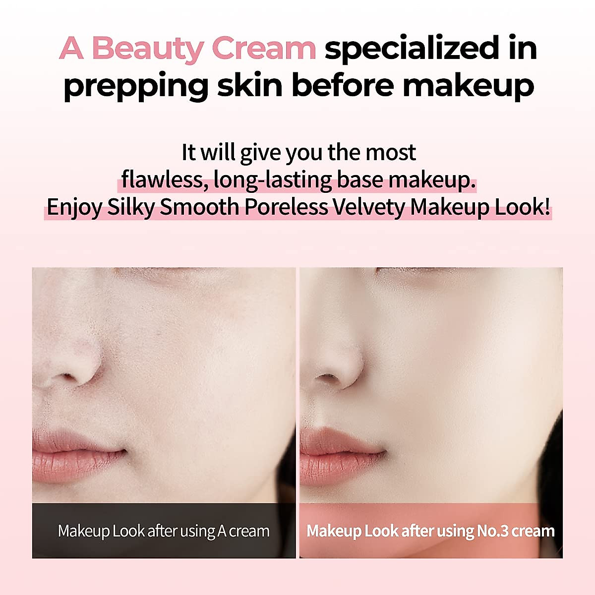 numbuzin No.3 Velvet Beauty Cream | Hydration, Textured Skin, Poreless, Smooth Skin, Makeup Prep, Primer, Niacinamide | Korean Skincare | 2.02 fl. oz.