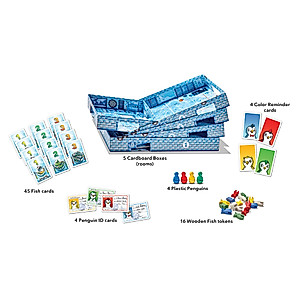Brain Games: ICECOOL, A Fast & Fun Penguin Flicking Strategy Board Game, A Family Fun Game Everyone is Sure to Enjoy, For Ages 6 and up