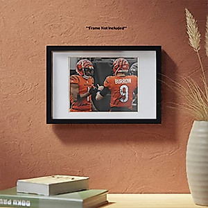 Ikonic Fotohaus Joe Burrow Ja'Marr Chase Signed Photo Autograph Print Wall Art Home Decor