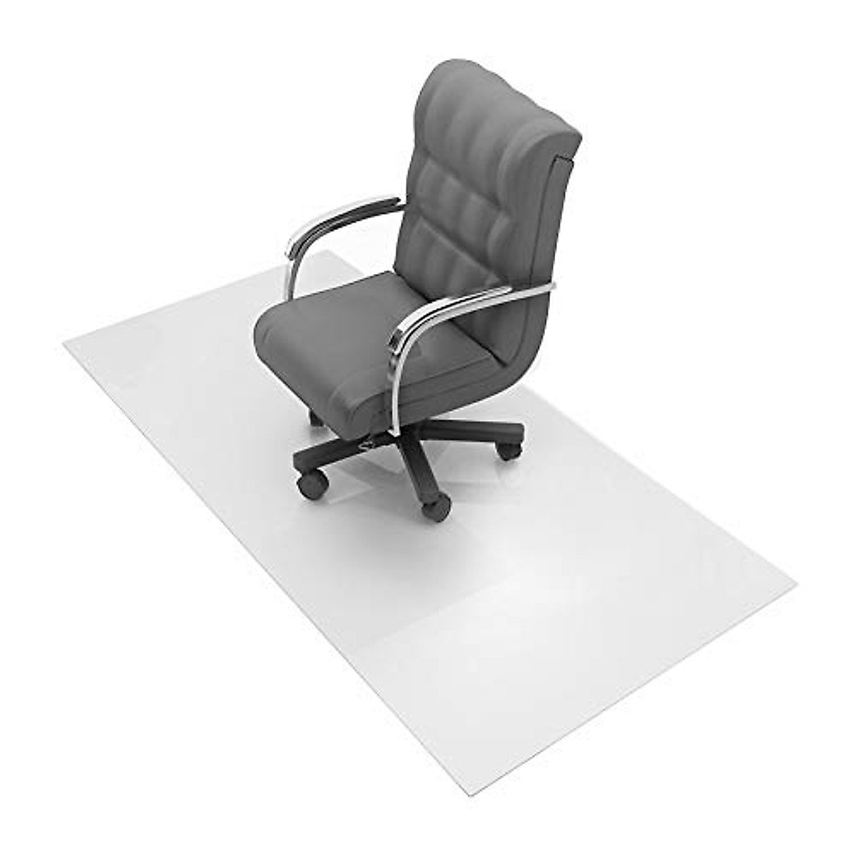Floortex Polycarbonate XXL Office Mat 79" x 60" for Hard Floors, Clear, Model:FR1215020019ER