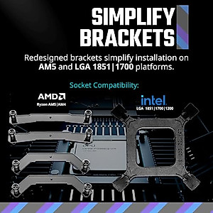 Cooler Master Hyper 212 Pro aRGB CPU Air Cooler, SickleFlow Edge 120 PWM Fan, Composite 4 Copper Heat Pipes, 152mm Tall, Sleek Top Cover, AMD Ryzen AM5|AM4, Intel LGA 1851|1700 Brackets