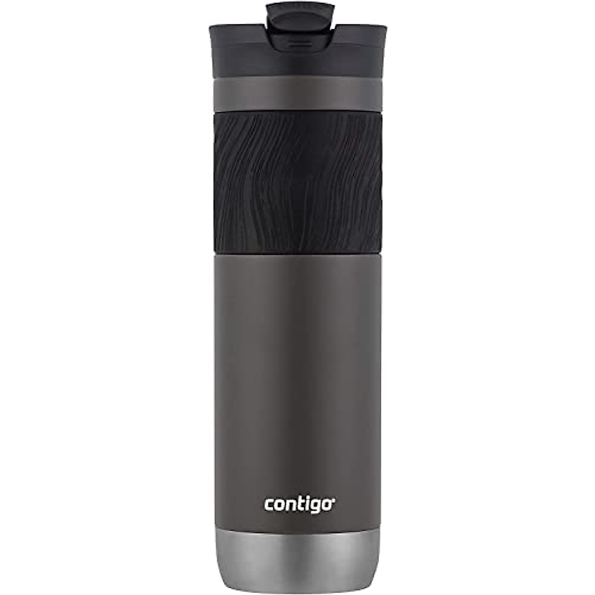 Contigo Byron SnapSeal 2.0 Stainless Steel Insulated Travel Mug - 24 oz - Leakproof SnapSeal Lid, Non-Slip Grip - Great for On the Go to Keep Drinks Hot or Cold - Ideal for Coffee and Tea, Sake