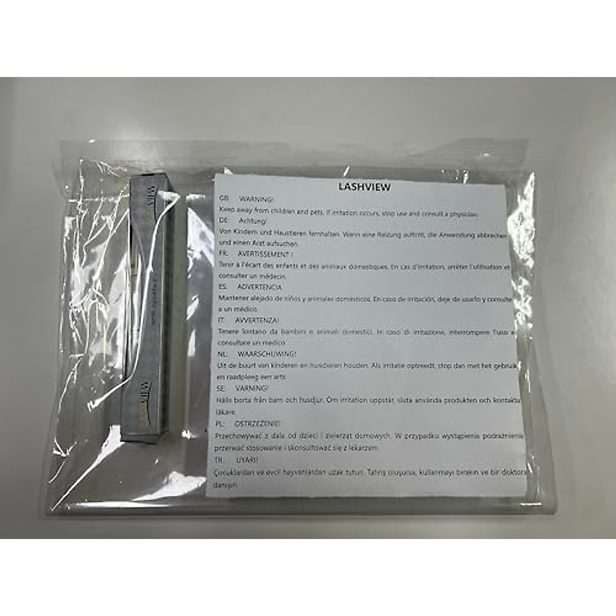 LASHVIEW Lash Bond and Seal, Cluster Lash Glue Strong Gentle Comfortable Lash Adhesive for All Day Wear Latex-Free Suitable for Sensitive Eyes Eyelashes Glue Waterproof