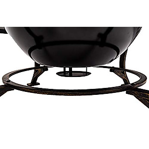 Pleasant Hearth GHP Group OFW088RC fire Pit, Rubbed Gold