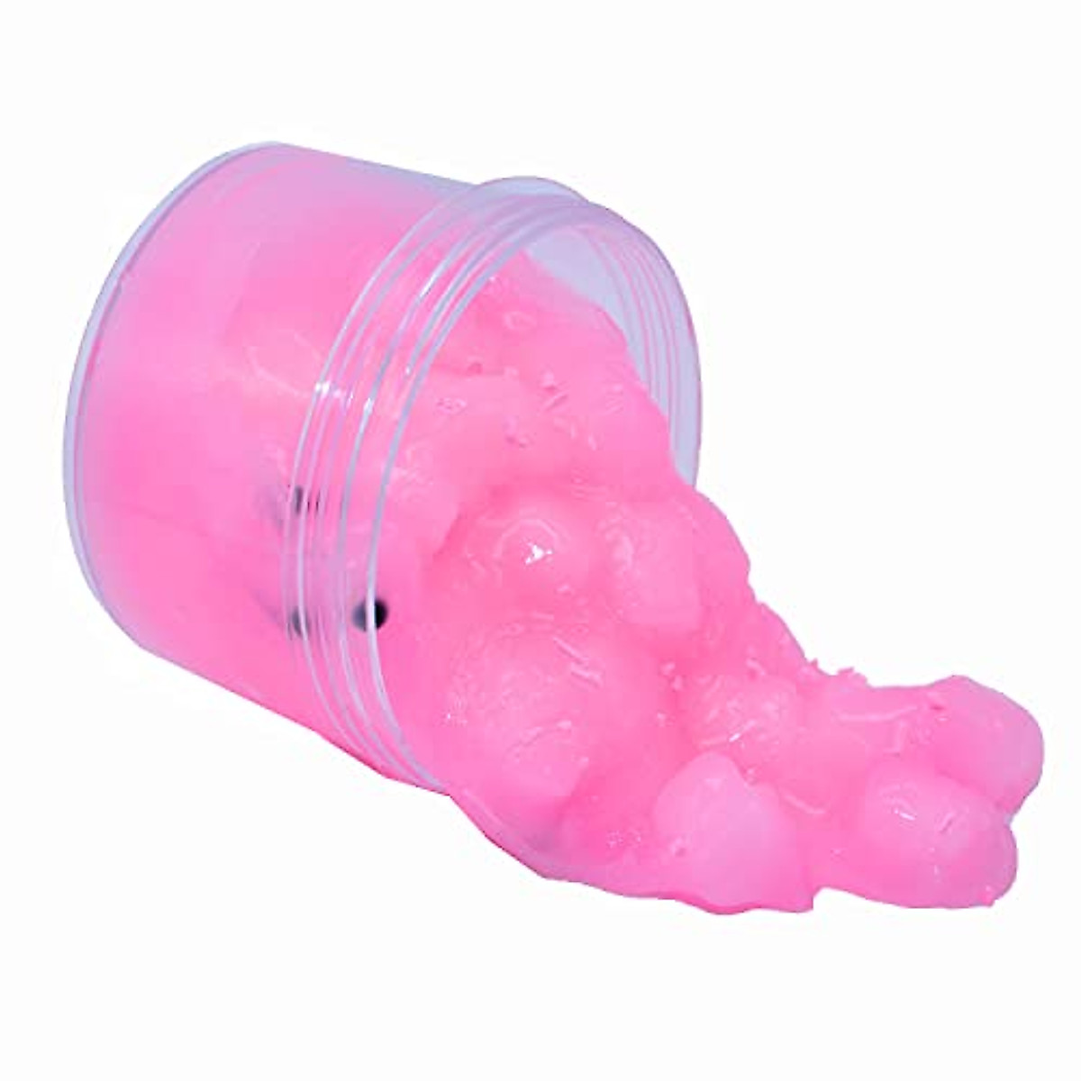 2 Piece Kit Jelly Cube Crunchy Slime, Pink Peach and Blue Sea Animal Super Soft Non-Stick, Birthday Gift Slime Party
