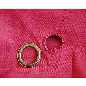 BELLRINO DECOR 7.5ft 8 Ribs RED Replacement STRONG & THICK Patio Umbrella Canopy Cover for (Canopy Only) (RED-78)