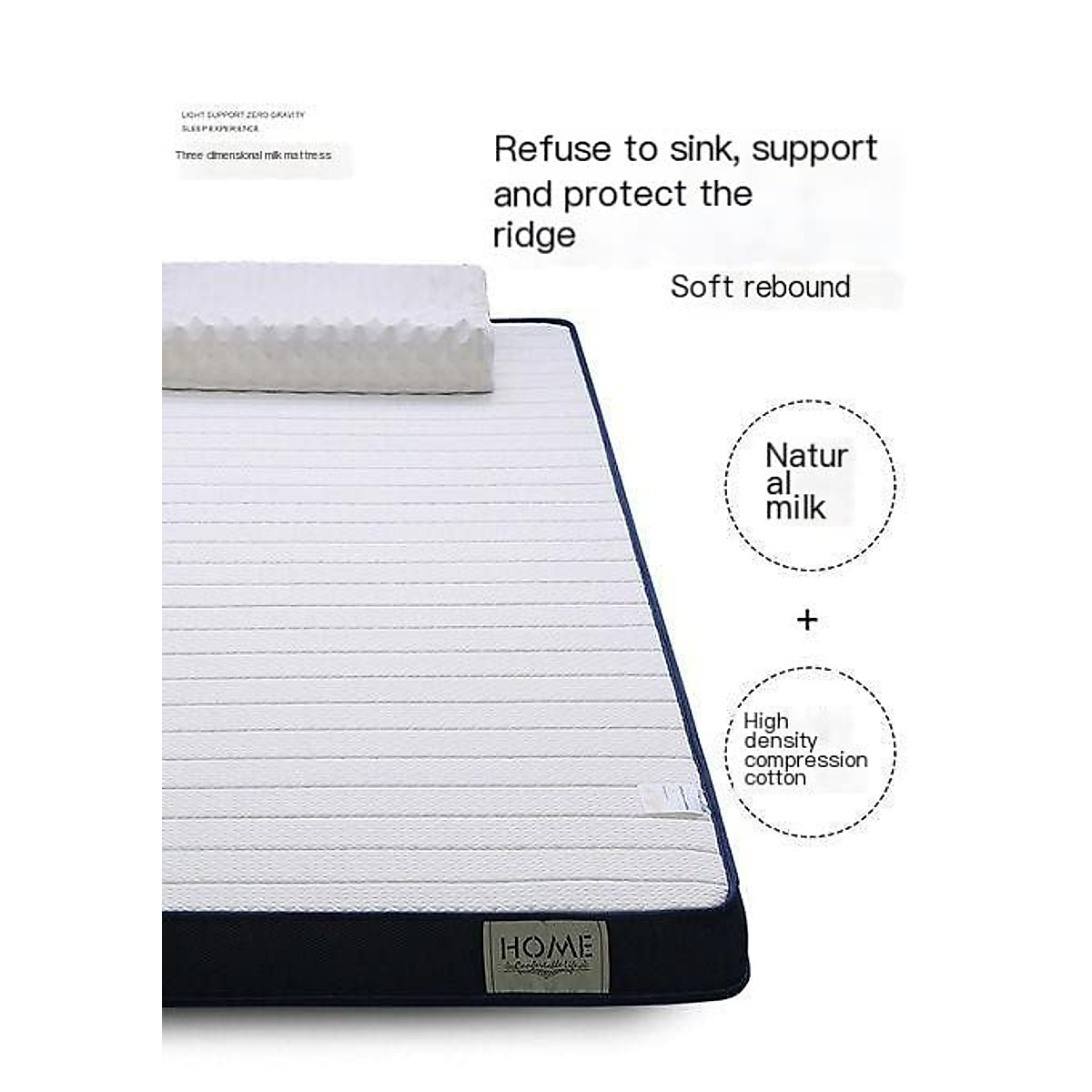 zyhfcfff-sd Double Mattress,Confortable Memory Foam Mattress, Medium Firm Soft Over Mattress, Mattress King Size,Single Mattress,6cm/10cm Thick Ideal for Guest Beds, Bunk Beds, Spare Room.