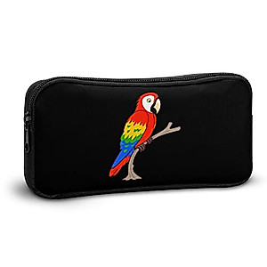 Cartoon Parrot Pencil Case Makeup Bag Big Capacity Pouch Organizer for Office College