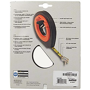 Crescent Lufkin 3/8" x 100' Hi-Viz Orange Speedwinder Yellow Clad Long Steel Tape Measure - HYT100