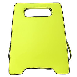 Ondeam CAUTION Shoulder bag,PU Crossbody Tote Handbag for Women(Green)