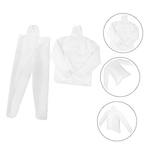 Yardwe 1 Set Dry Clothes Bag Laundry Drying Bag Clothing Dryers Winter Clothes Dryer Garment Drying Bag Trousers Dryer Bags Pants Drying Pouches Air Dry Polyester Travel White Supplies