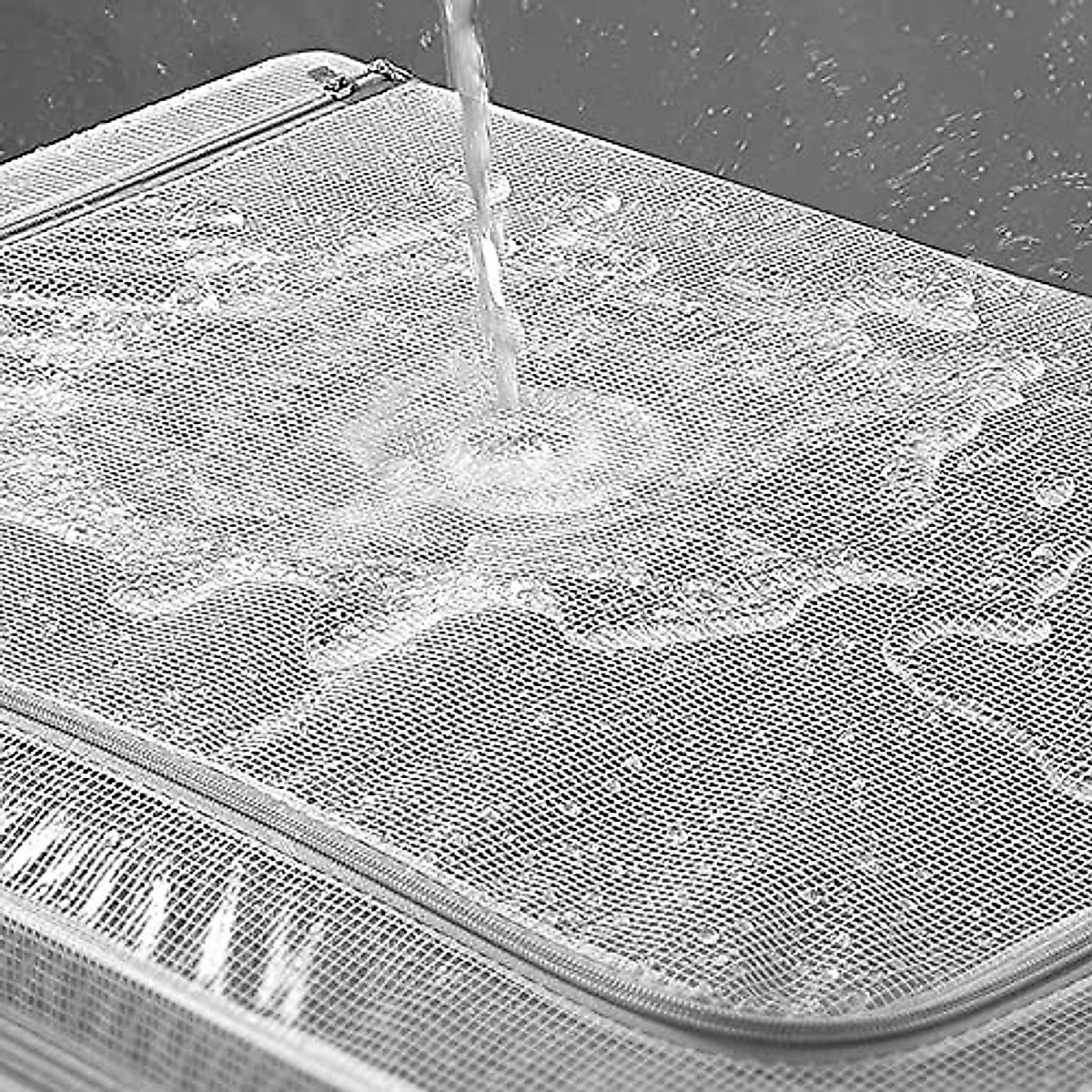 byg 70L Waterproof Transparent Storage Bins Stackable Foldable Steel Frame storage Boxes for Comforters Bedding Blankets Clothing Pillows Decorations Pack of 2