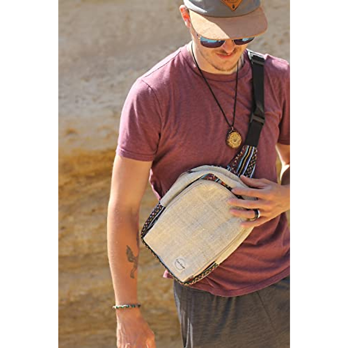 Core Hemp Sling Bag Backpack Slingboho