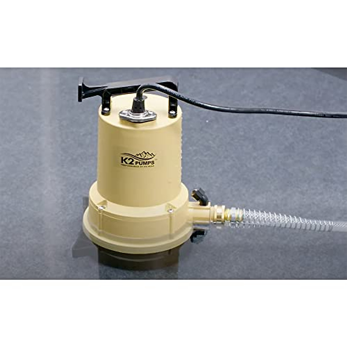 K2 Pumps UTM02501K 1/4 HP Duo 2-in-1, Thermoplastic Submersible Utility Pump and Transfer Pump