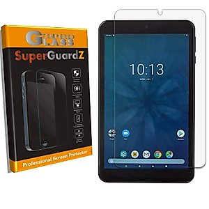 [2-Pack] for Onn 8" Tablet/Onn Surf 8" Screen Protector [Tempered Glass], SuperGuardZ, 9H, 0.3mm, 2.5D Round Edge, Anti-Scratch, Anti-Bubble [Lifetime Replacement]