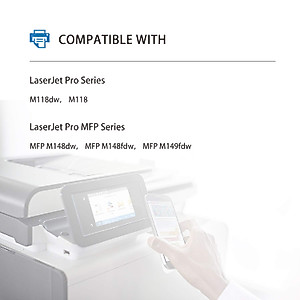 TEINO Compatible Toner Cartridge Replacement for HP 94X CF294X 94A CF294A use with HP Laserjet Pro M118dw M118 Laserjet Pro MFP M148dw M148fdw M149fdw (Black, 2-Pack)