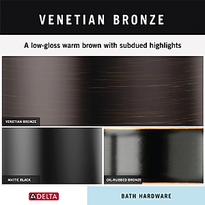 Delta Faucet 79435-RB Dryden Towel, Robe Hook, Venetian Bronze