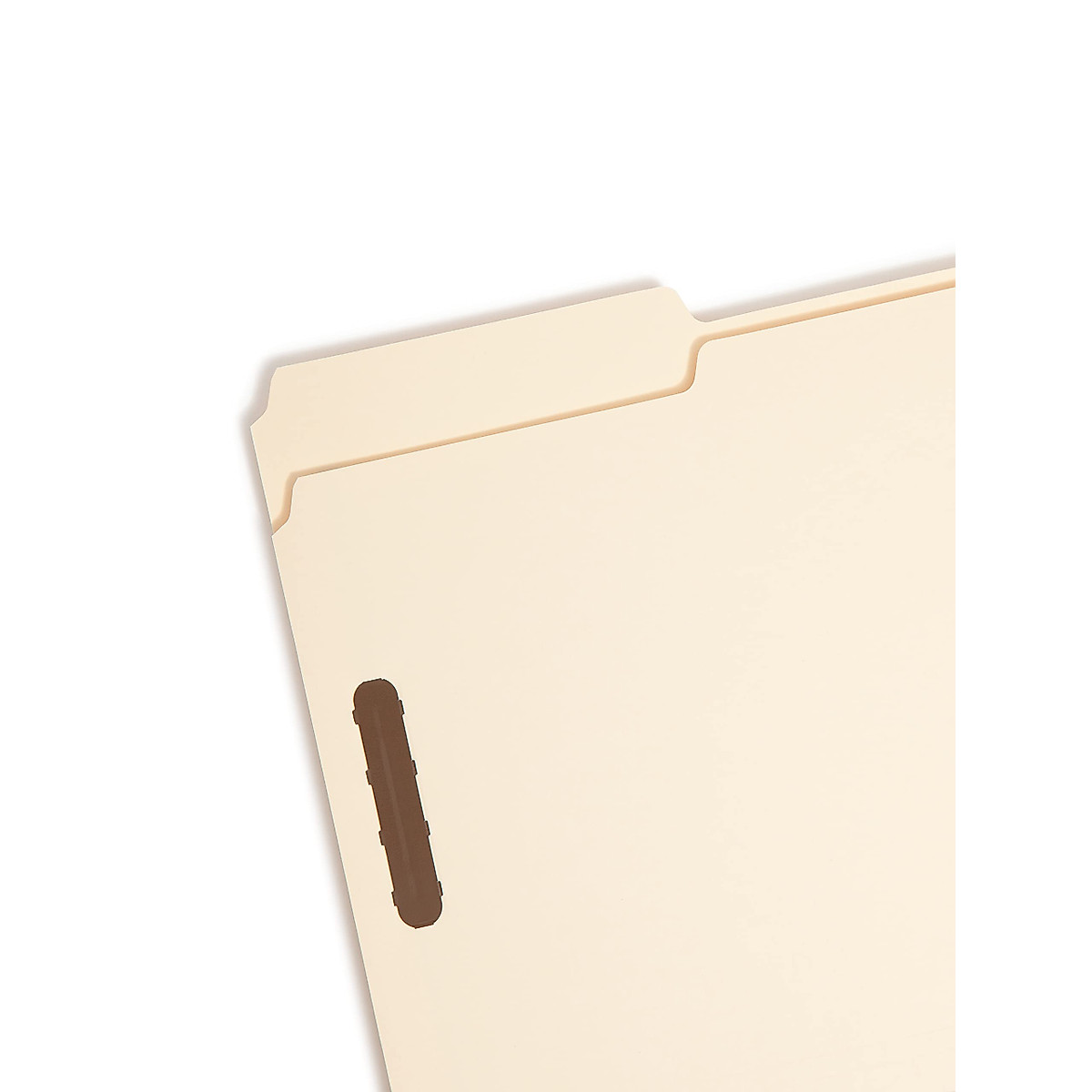 Smead Heavy-Duty Fastener File Folder, 2 Fasteners, 1/3-Cut Tab, Legal Size, Manila, 50 per Box (19600)