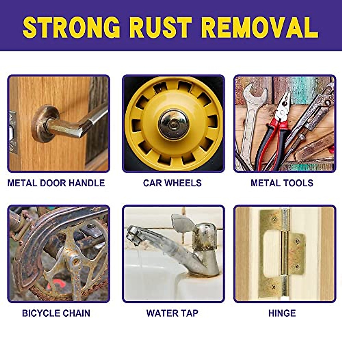 Stainout Boat Rust Remover, Multi-Purpose Rust Inhibitor Derusting Spray, Rustout Instant Remover Spray, Rust Remover Inhibitor Derusting Spray Car Maintenance Cleaning Tool (100ML-3PCS)